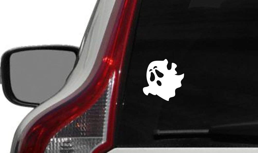 Amazon.com: Cute Spooky Ghost Version 1 Car Vinyl Sticker Decal Bumper ...