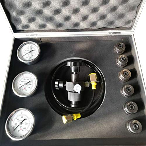 Hydraulic Accumulator Nitrogen Charging System Pressure Test Kit Gas ...