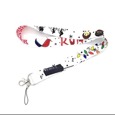 Buy Anime Source Stranger Things Themed White Lanyard Netflix Keychain ...