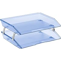 Amazon.com: Acrimet Facility 2 Tier Letter Tray Side Load Plastic ...