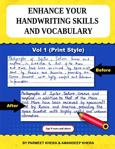 Enhance your Handwriting Skills and Vocabulary: Practice Book on ...
