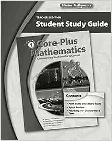 Core-Plus Mathematics: Contemporary Mathematics In Context, Course 1 ...