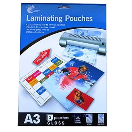 A3 Laminating Pouches - 426mm x 303mm - Pack of 3: Amazon.co.uk: Office ...