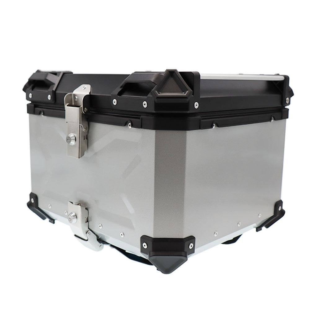 HLUCHY Motorcycle Top Case with Unique Security Lock, Waterproof ...