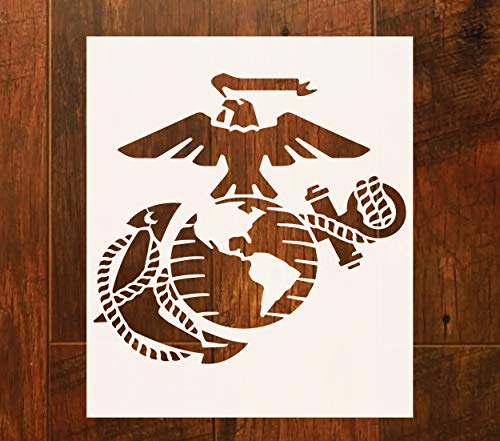Buy Large U.S Marine Corps Stencil for Painting on Wood, Fabric, Walls, Airbrush + More ...