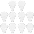 Amazon.com: Housoutil 10PCS Cosmetic Guards Protectors Cover, Plastic ...