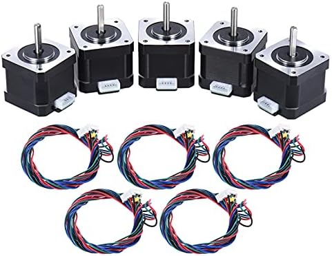 Portable Stepper Motor 5pcs Nema 17 Stepper Stepping Motor Drive ...