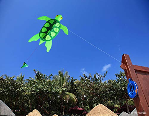 ZHUOYUE Sea Turtle Kites for Kids Boys Girls,Single Line Nylon 3D Kite ...