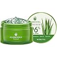 Amazon.com : ALODERMA Organic Pure Aloe Vera Gel Made with 96% USDA Organic Certified Aloe Vera ...