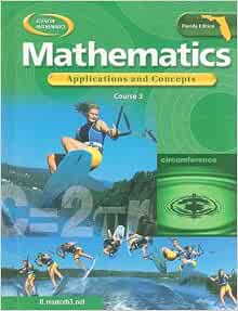 Amazon.com: Glencoe Mathematics: Applications and Concepts Course 3 ...