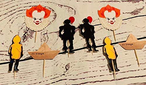 Amazon.com: Pennywise Toppers, Pennywise cake decor, Pennywise party ...