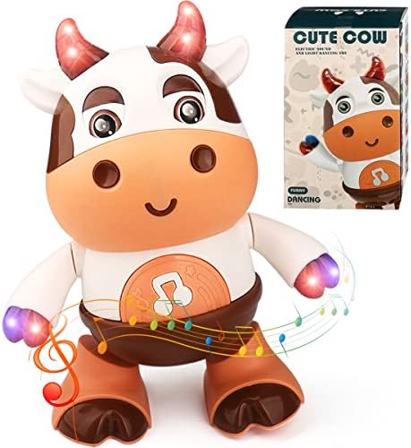 Nyidpsz 2023 New Baby Cow Musical Toys Dancing Walking Baby Cow Toy ...