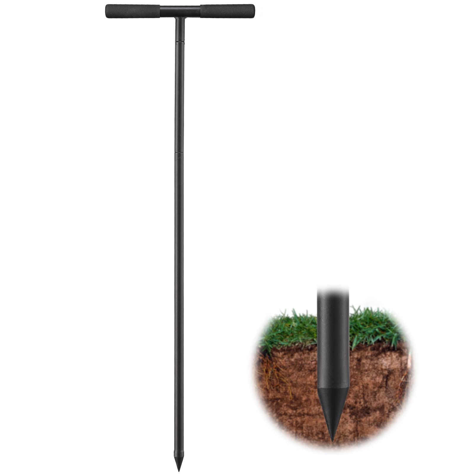 Mua PoPoHoser Soil Probe Rod, 48inch Adjustable Ground Rod with T ...