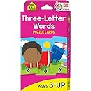 School Zone - Three-Letter Words Flash Cards - Ages 3 and Up, Letters ...