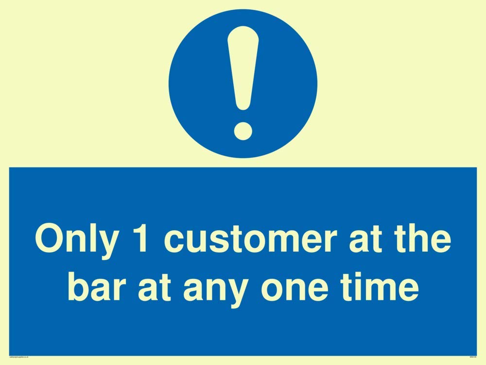 Only 1 customer at the bar – BigaMart