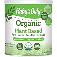 Amazon.com: Baby's Only Organic Plant Based Pea Protein Toddler Formula, 12.7 Oz (Pack of 1 ...
