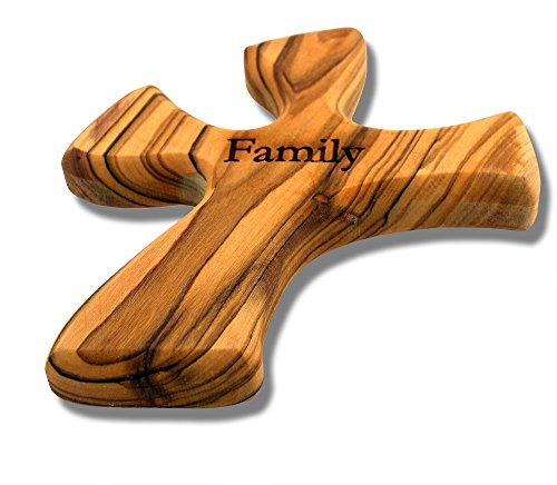 Buy Olive Wood Prayer Cross: Hand Held Cross Made to Perfectly Fit in ...