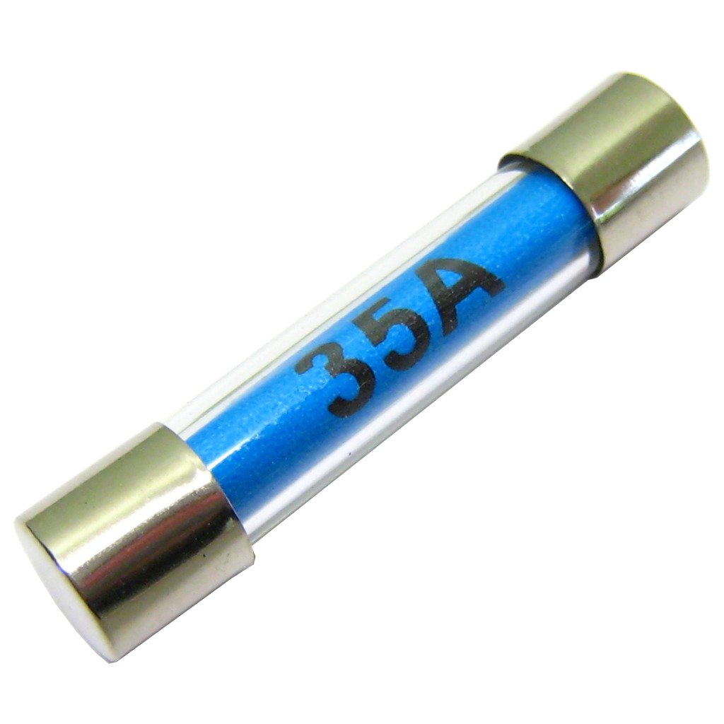 All Trade Direct 35 Amp Glass Fuse 30Mm Auto Car Classic Tractor Qty 10 ...