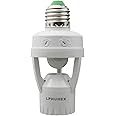 Motion Sensor Light Socket, PIR Motion E26 Screw Bulb Adapter ...