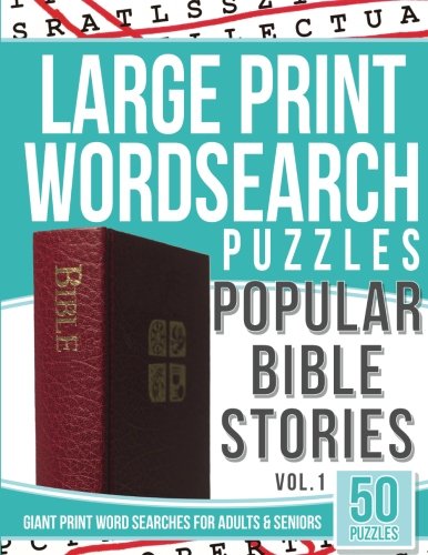 Buy Large Print Wordsearches Puzzles Popular Bible Stories Giant Print 