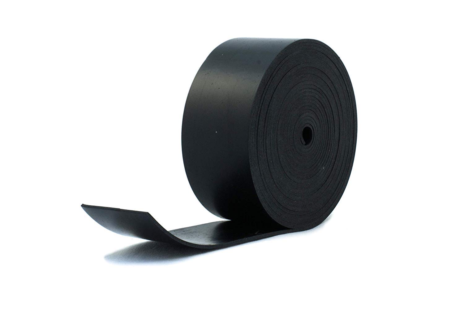 Solid Neoprene Black Rubber Strip 50mm wide x 2mm thick x 5m long ...