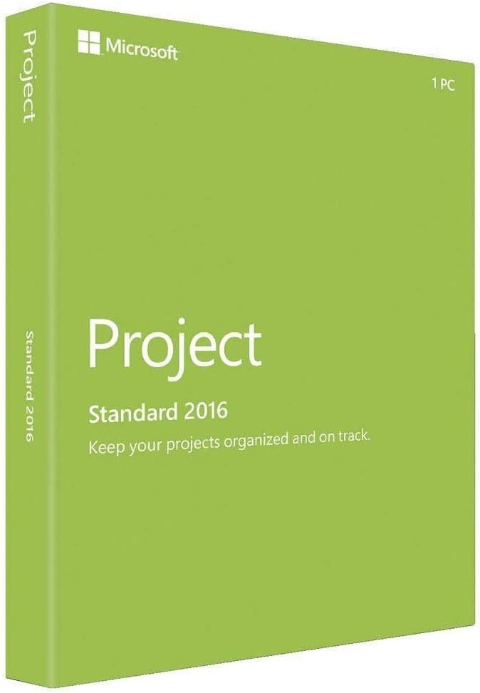 Microsoft Project Standard 2016 Win English 1 License Medialess (PC ...