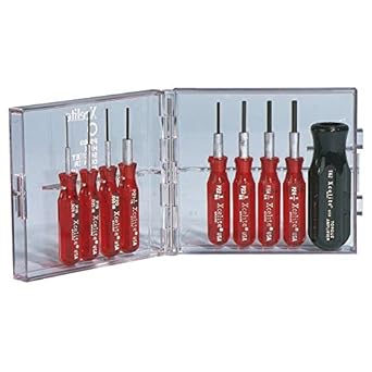 Compact Hex Socket Screwdriver Set, 9pc Standard Inch, with Carrying ...