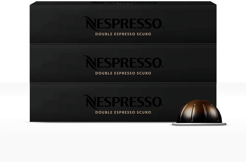 Nespresso, Café Double Espresso Scuro, Paquete de 30 cápsulas de ...