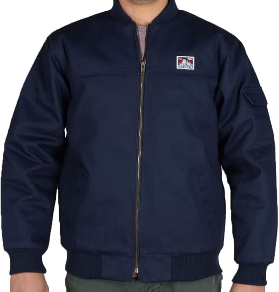 Ben Davis Chaqueta bomber acolchada con forro para hombre: Amazon.com ...