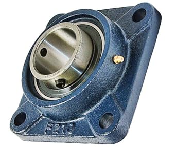 1 15/16 Bearing UCF210-31 + Square Flanged Cast Housing Mounted: Flanged Sleeve Bearings: Amazon ...