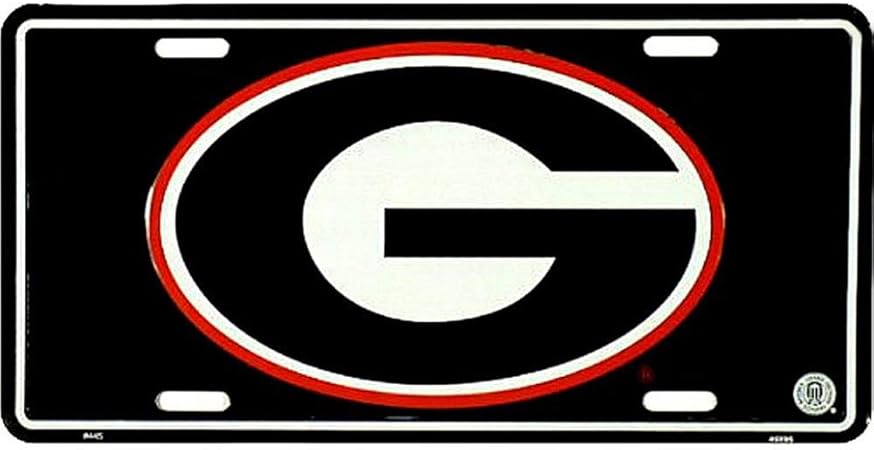 Amazon.com: Signs 4 Fun SLC445 Georgia Bulldogs G License Plate: Home ...