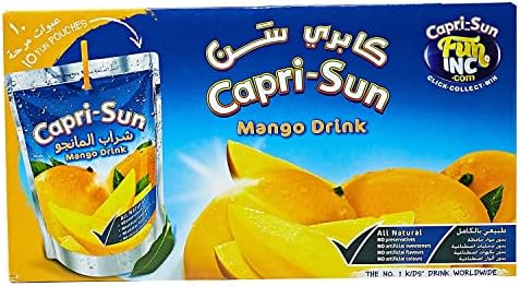 Capri Sun Mango Drink, 200 ml - Pack of 10 price in UAE | Amazon UAE ...