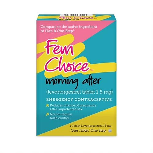 Fem Choice, Emergency Contraceptive Pill, Compare to Plan B One Step, 1 ...