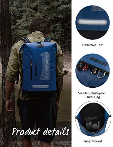 IDRYBAG Waterproof Dry Bag Dry Sack, Lightweight Dry Backpack Water ...