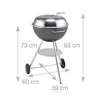 Dancook 1000 - Mittelgroßer Kugelgrill mit 46cm Grillrost ...