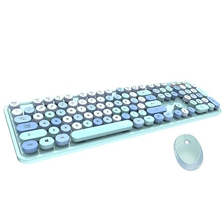 Mua Wireless Keyboard and Mouse Combo, Sweet Mixed Color Cute Keyboard ...