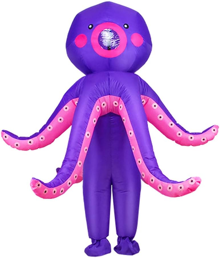 Octopus Inflatable costume Funny Cosplay Mascot Suits for Children: Buy ...