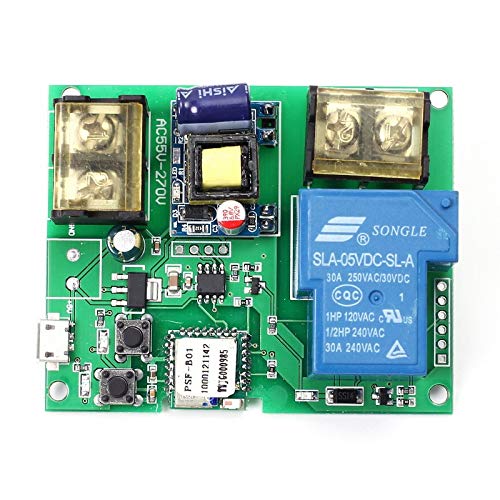 Relay Module, 220 V 30 A Wifi Module Relay Remote Control High Power ...