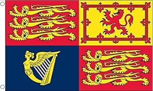 Amazon.com : 1000 Flags Limited Queen Elizabeth II UK Royal Standard ...