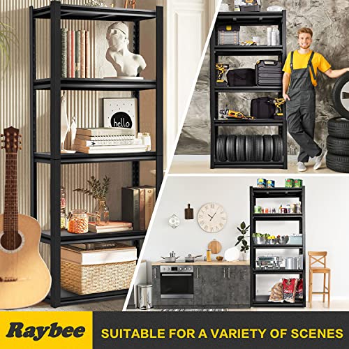 Raybee 72" Garage Shelving Heavy Duty, 2000 LBS Heavy Duty Shelving ...