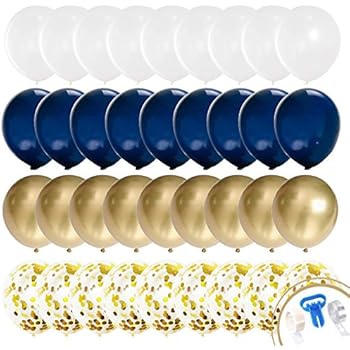 Amazon.com: DIY Blue Balloon Garland & Arch Kit, 135pcs Party ...