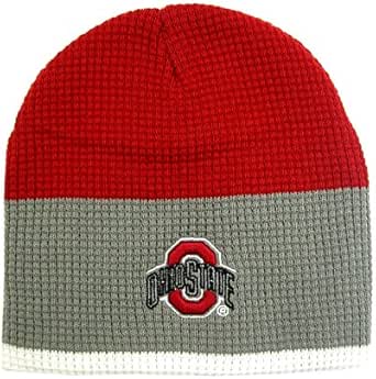 Amazon.com: Ohio State Buckeyes Men's Metro Thermal Beanie (Red/Grey ...
