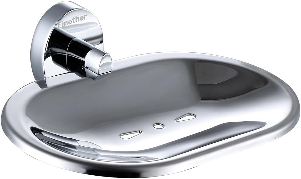 Finether Seifenhalter Seifenablage Seifenschale aus massivem Messing ...