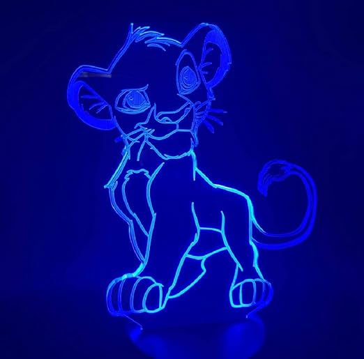 Amazon.com: Lion King Led Night Light Kids Gift Light for Children ...