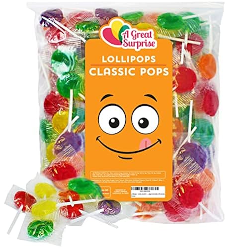 Lollipops - Candy Suckers - Classic Lollipops - Assorted Flavors, 4 LB ...