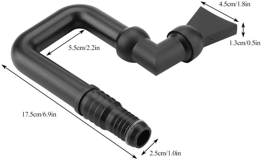 Plastic Duckbill Nozzle Aquarium U-shaped Water Outlet Nozzle Flexible ...