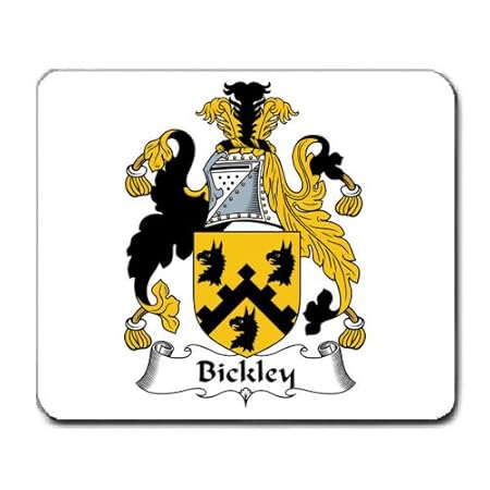Amazon.com : Bickley Family Crest Coat of Arms Mouse Pad : Office Products