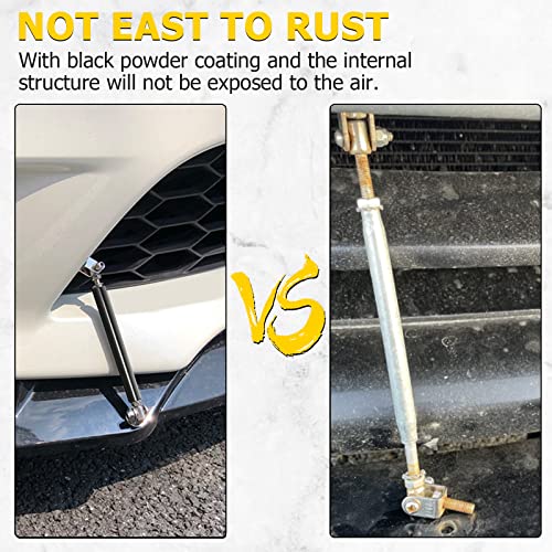 Adjustable Front Bumper Lip Support Struts Universal Splitter Rods 8-11 ...