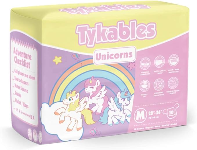 Amazon.com: Tykables | Unicorns Print Diapers | Adult Baby Diaper ...
