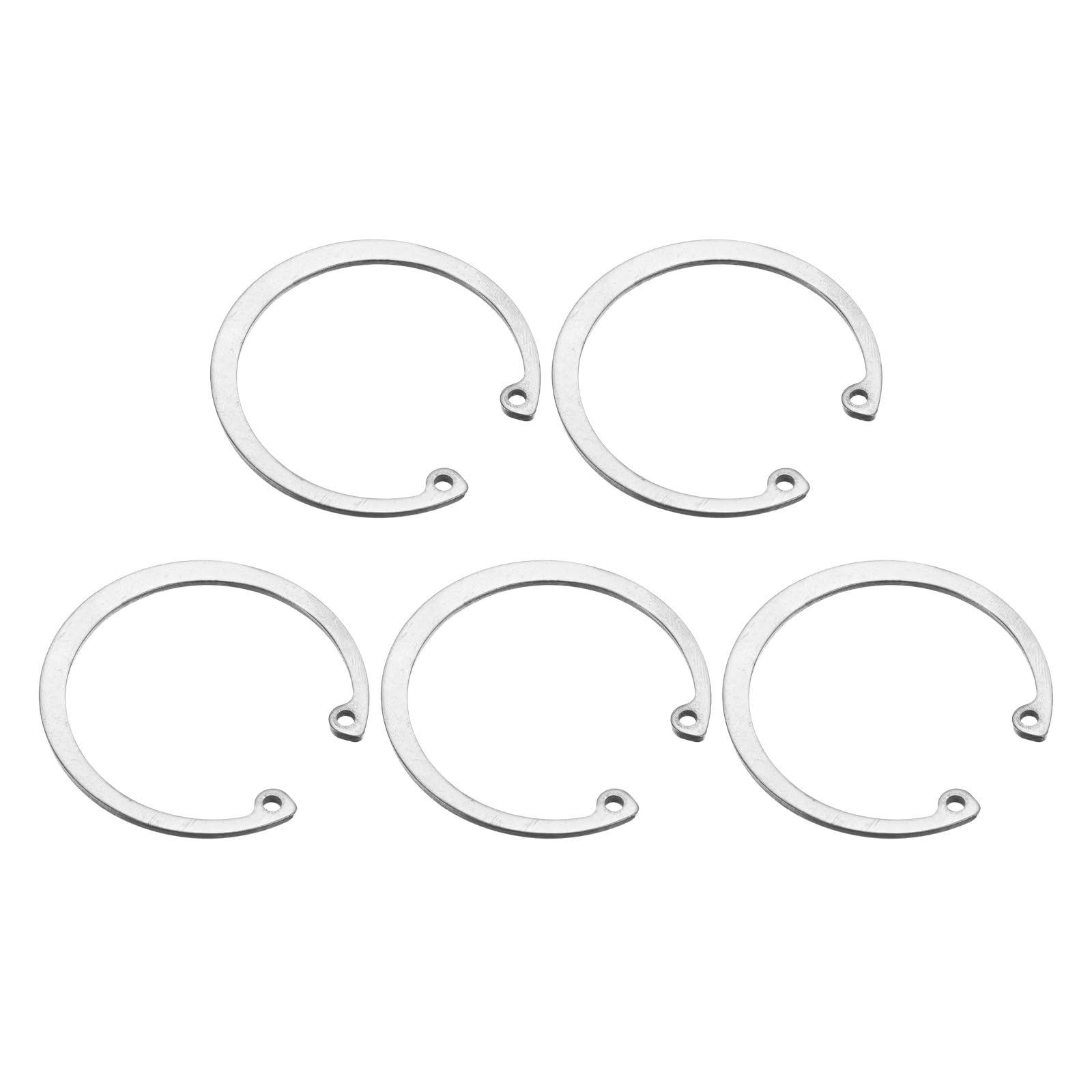 uxcell 5Pcs 60mm Internal Retaining Ring Circlip, 304 Stainless Steel ...